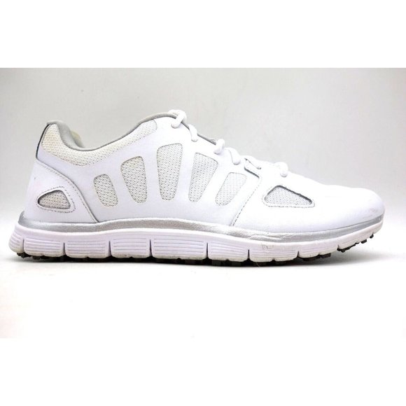 Safe T Step | Shoes | Safe T Step White Leather Slip Resistant Lace Up ...